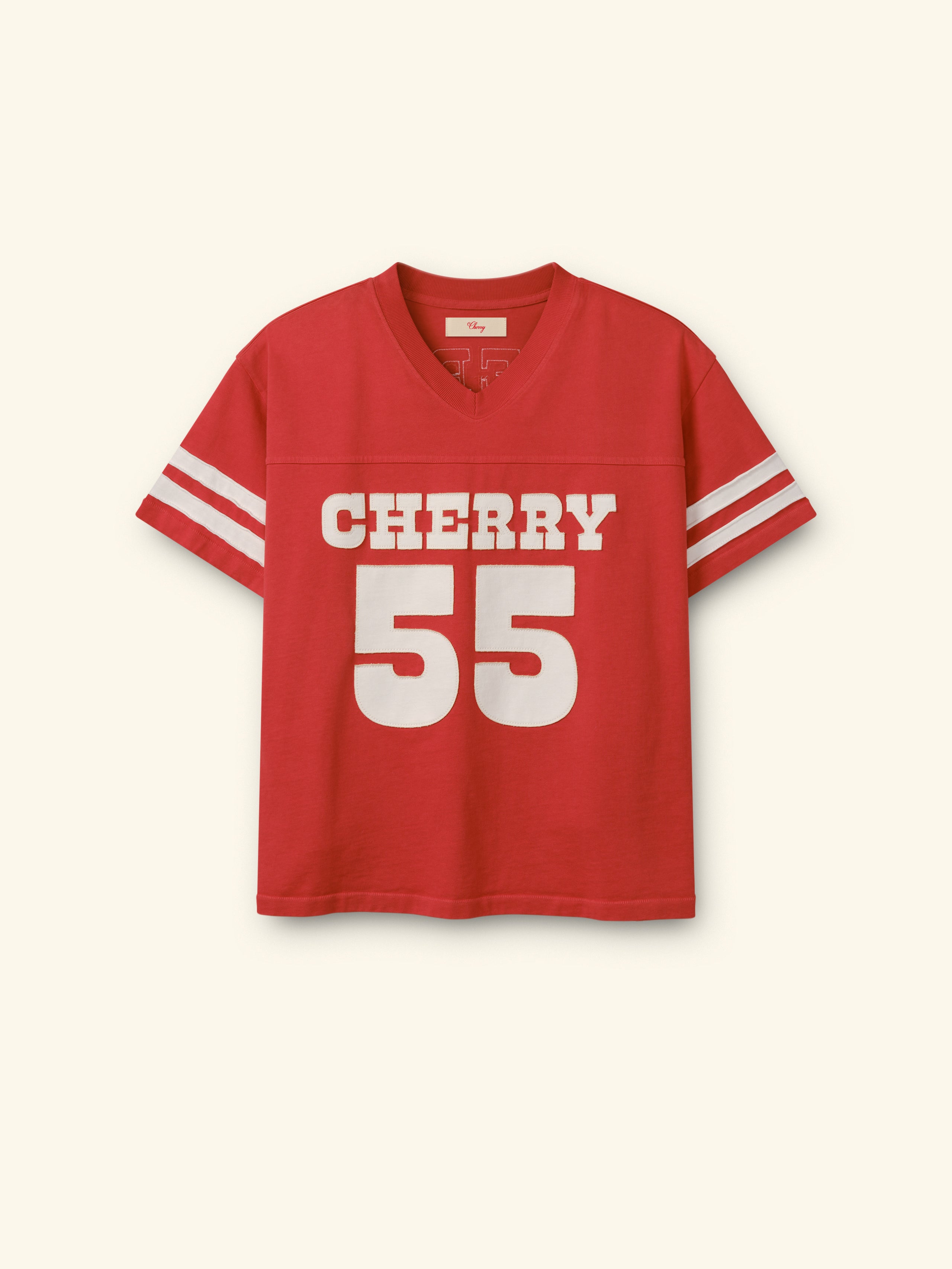 Appliqué Football Jersey (Tomato) – CHERRY LA