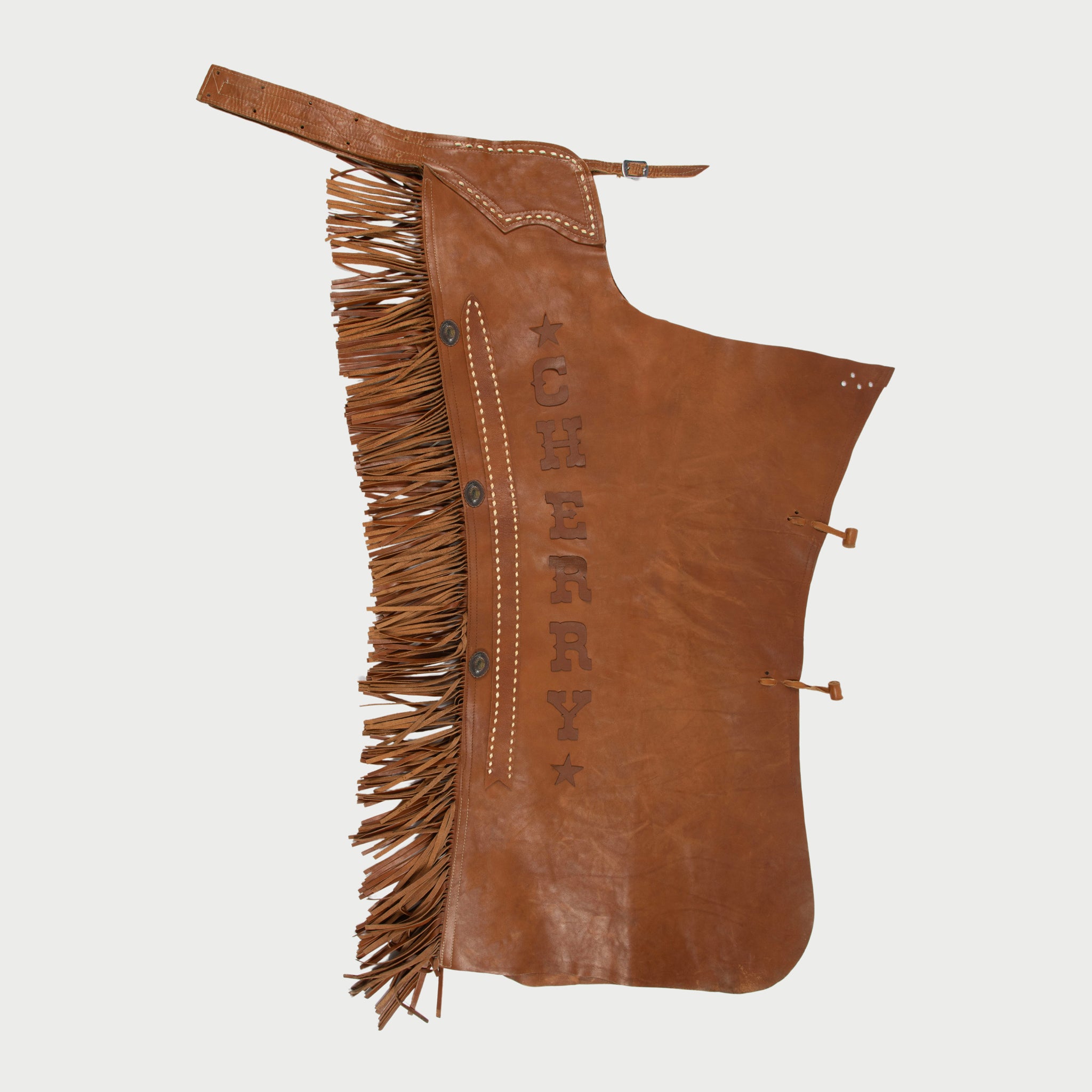[CHERRY LA] Custom Leather Chaps (Tan) - CHERRYLA | 리켓