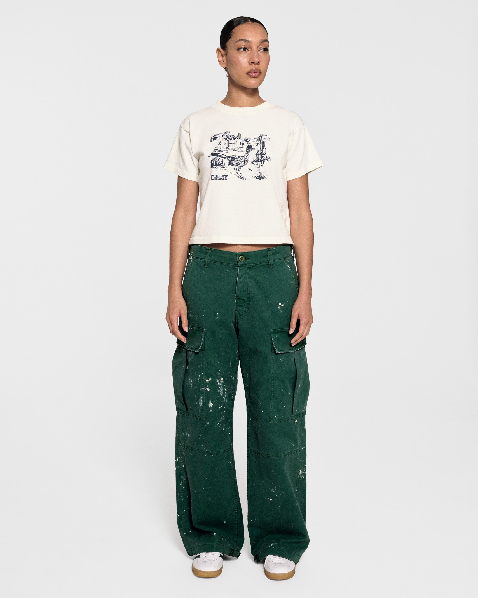 Sedona Boxy Baby Tee – CHERRY LA