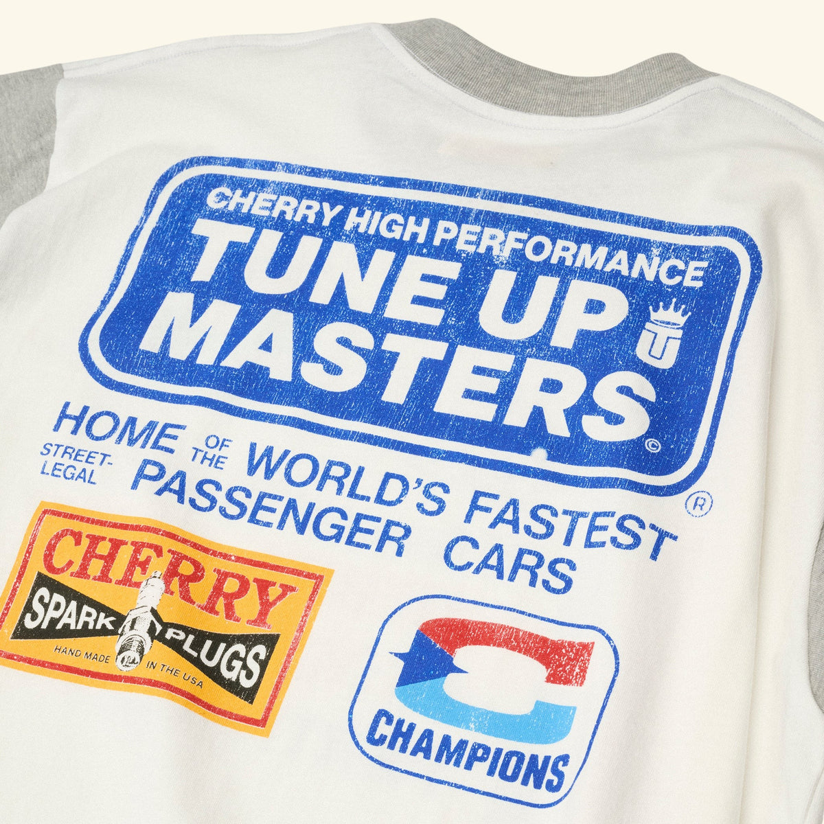 Cherry Nationals Boxy Tee (White/Heather Grey) – CHERRY LA